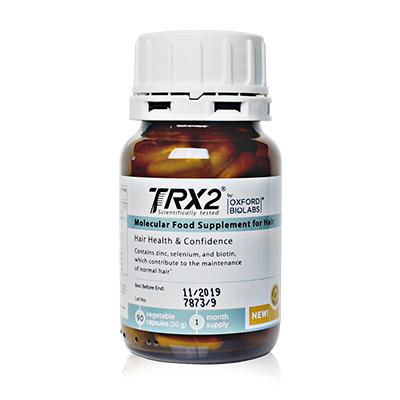 TRX2® Molecular Food Supplement for Hair 3-bottle pack - Oxford Biolabs
